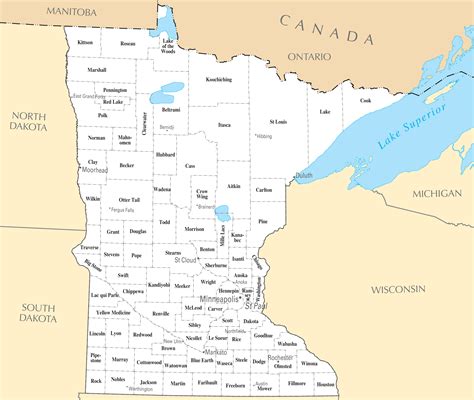 Minnesota Cities And Towns •