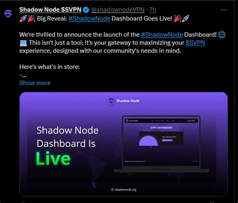 New Shaddow Node Dashboard Rshadownodesvpn