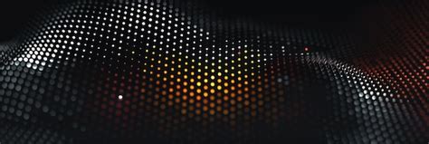 Premium Photo Digital Particle Grid Abstract Background