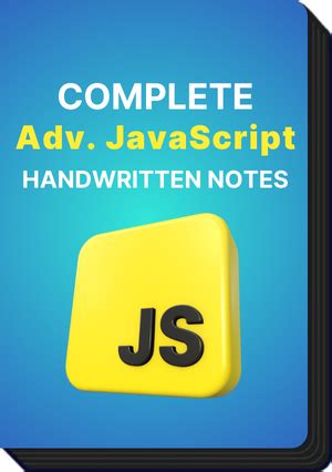 Advanced Javascript Handwritten Notes Ezycodes
