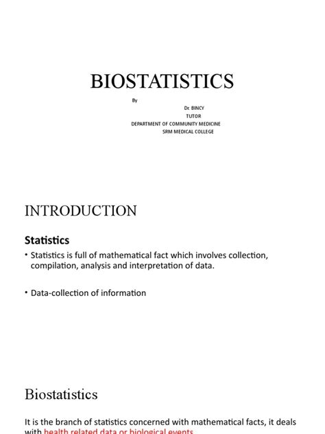 1 Application Of Biostatistics Pdf