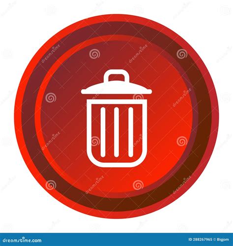 Delete Button Symbol Web Button Stock Vector Illustration Of Cross