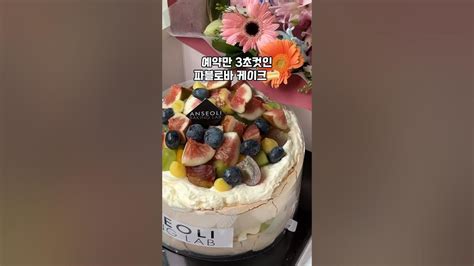 7만원짜리 파블로바 케이크 🎂 Youtube