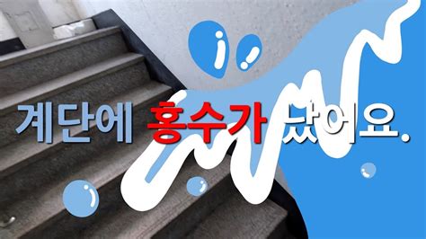 계단에 홍수가 났어요 Youtube