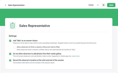 How To Create An Observation Checklist