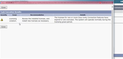 Unity License Issue Cisco Community