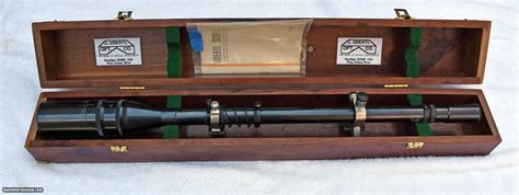10 Power Unertl Target Scope With Custom Hardwood Box