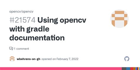 Using Opencv With Gradle Documentation · Issue 21574 · Opencvopencv