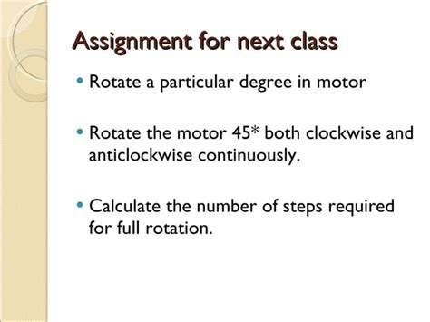 Interfacing Stepper Motor Ppt