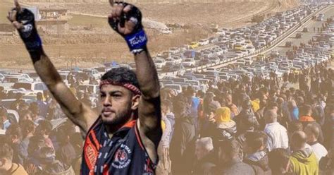 حضور هزاران نفر در مراسم خاکسپاری فریار امینی پور در سقز