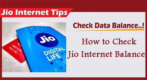 How To Check Jio Net Balance WebSplashers