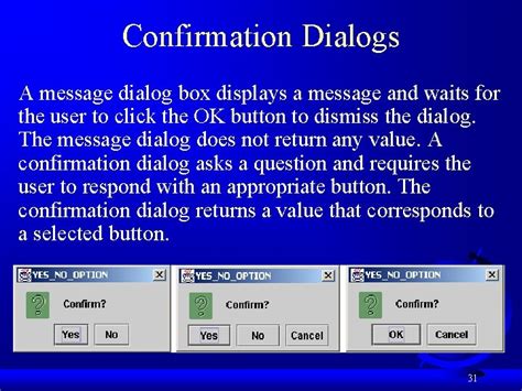 Chapter 29 Menus Toolbars Dialogs And Internal Frames