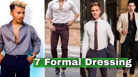 7 Formal Dressing Fashion Tips Formal Clothes For Mens Youtube