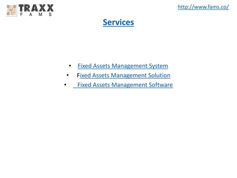Ppt Fixed Assets Management System Fams Powerpoint Presentation Free Download Id 10063823