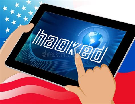 Hacking Screen Cyber Data Breach 3d Illustration Stock Illustration Illustration Of America