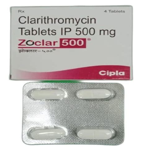 Clarithromycin Tablets Ip 500 Mg At ₹ 310 Box Magob Surat Id 2850540183030