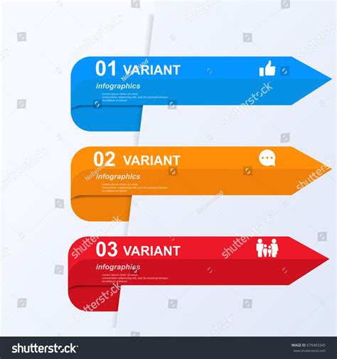 Infographics Template Arrows Flowchart Workflow Process Vector có sẵn miễn phí bản quyền