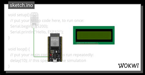 Pemantau Suhu Dan Kelembapan Wokwi Esp32 Stm32 Arduino Simulator