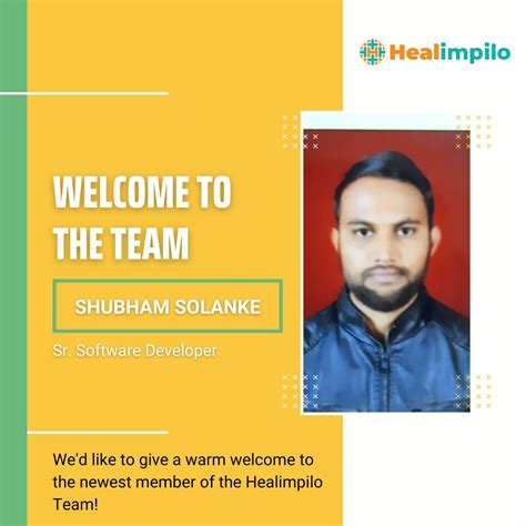 Shubham Solanke On Linkedin Thank You Healimpilo