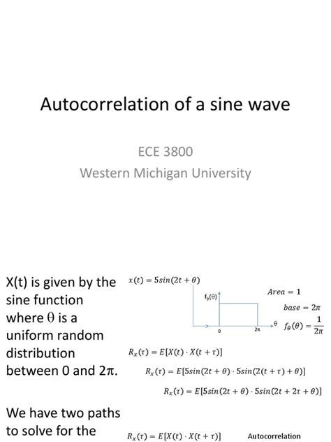Autocorrelation Of A Sine Wave Pdf