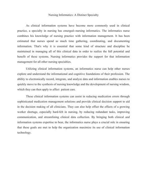 Nursing Informatics Pdf