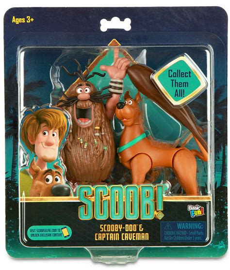 New Scoob Movie 2 Action Figure Pack Scooby Doo And Captain Caveman 6b