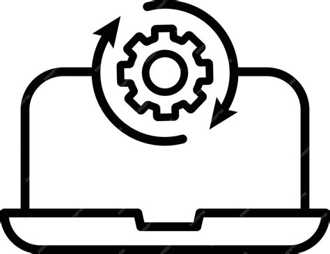 Premium Vector Data Processing Icon Set Laptop Data Process