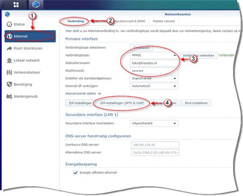 Aansluiten Synology Rt6600ax Via Gpon Router Modem En Server Instellingen Freedom Community