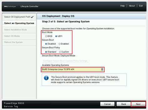 poweredge how to deploy an os using the lifecycle controller lcc