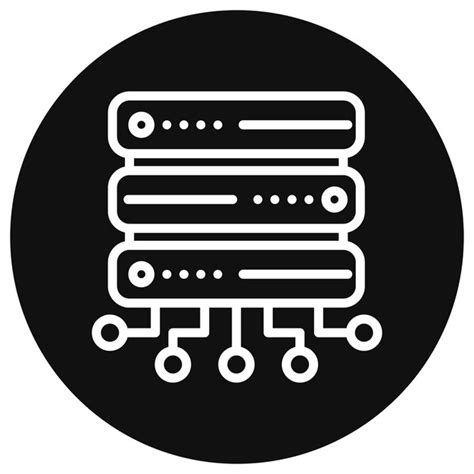 Premium Vector Database Network Vector Illustration