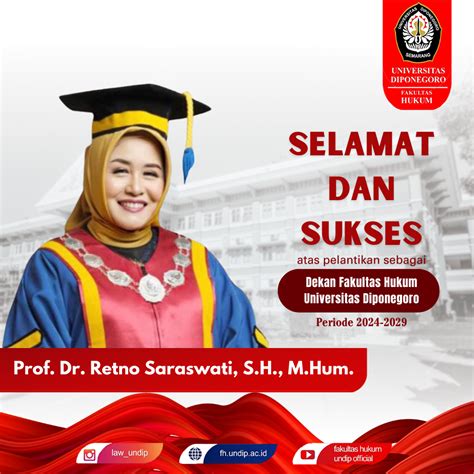 Pelantikan Dekan Fakultas Hukum Undip Periode 2024 2029 Fakultas