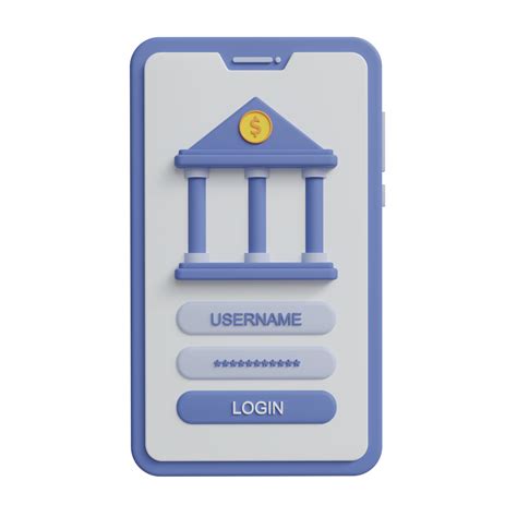 Mobile Banking 3d Icon Illustration 11107344 Png