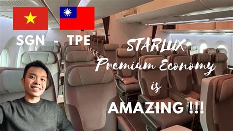 Amazing Flight With Starlux Airlines In Premium Economy Airbus A350 900