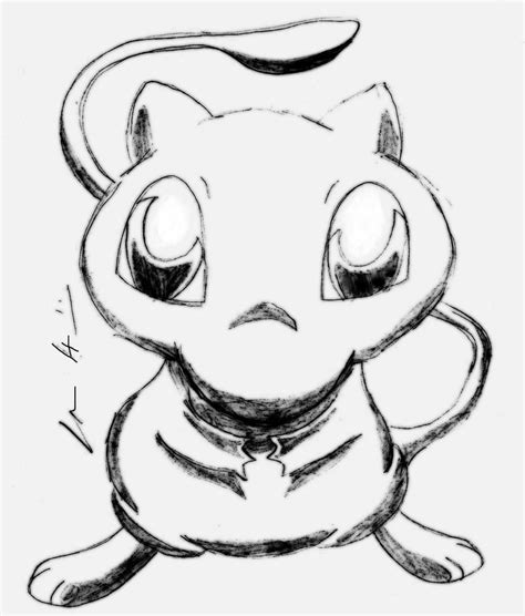 Mew Sketch By Imaschi On DeviantArt