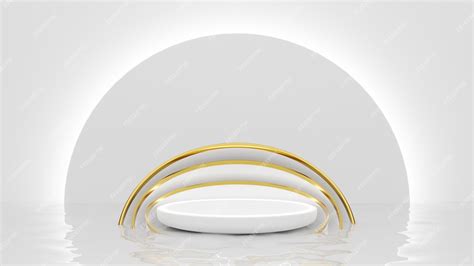 3d 기하학적 모양은 최소한의 장면 연단 쇼케이스 상점 전면 디스플레이 모형 케이스 및 빈 공간이 있는 코스메틱 프리미엄