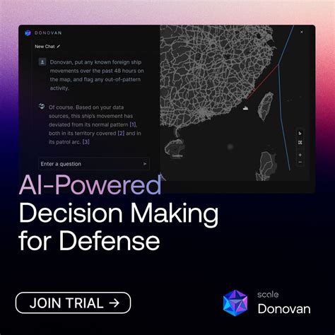 Scale Ai On Linkedin Experience The Power Of Scale Donovan The Ai Based Decision Making…