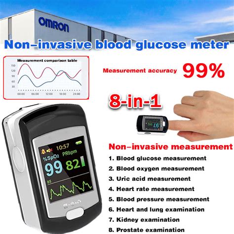 【🎌from Japan🎌】omron 8 In 1 Non Invasive Smart Blood Glucose Meter Huseya