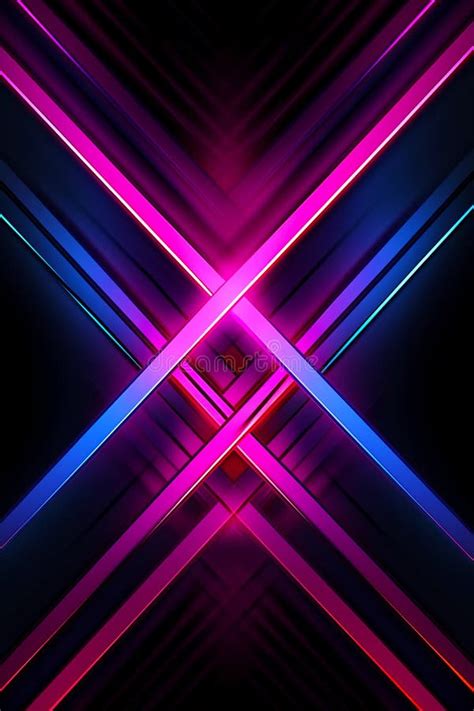 Very Colorful Abstract Background With Lines And Lines In The Middle Of It Generative Ai Stock