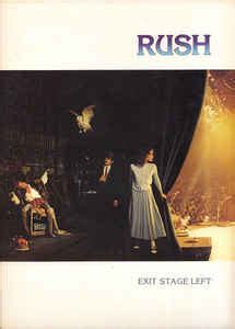Rush Exit Stage Left DVD Discogs