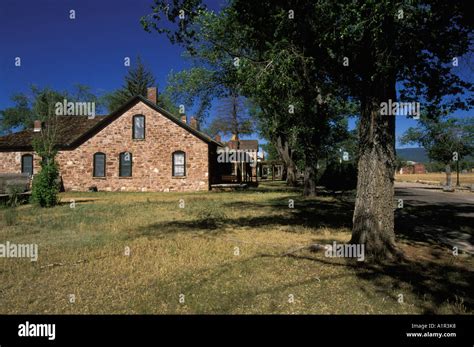 Buildings Of Fort Apache The Old Cavalry Fort On The Fort Apache Indian