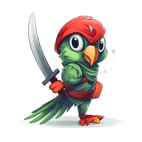 Premium Vector Parrot Cartoon Vector