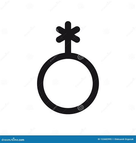 Genderqueer Symbol Gender And Sexual Orientation Icon Or Sign Concept