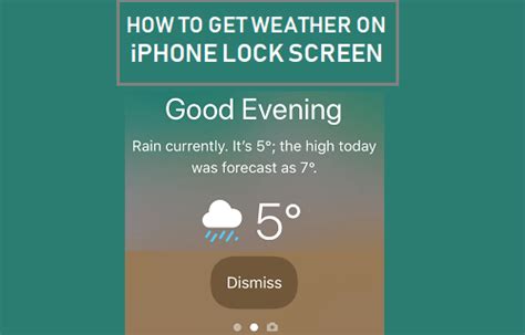 How To Get Weather Alerts On IPhone Lock Screen Techbout