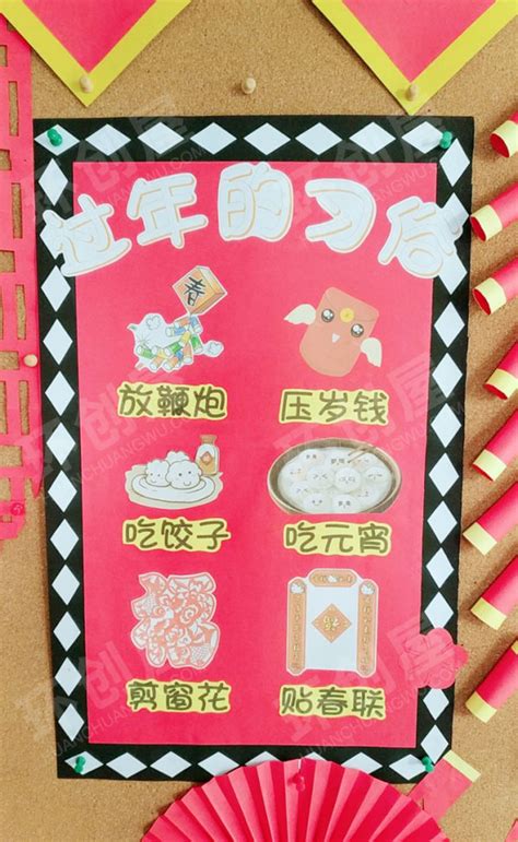 幼儿园新年主题墙环创图片2张 环创屋