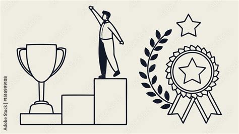 Achieve Success Generated Ai Art Depicting Winning And Achievement