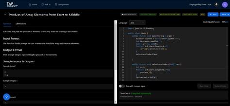 Kavya M On Linkedin Tapacademy Java Programming Codingjourney Jobs