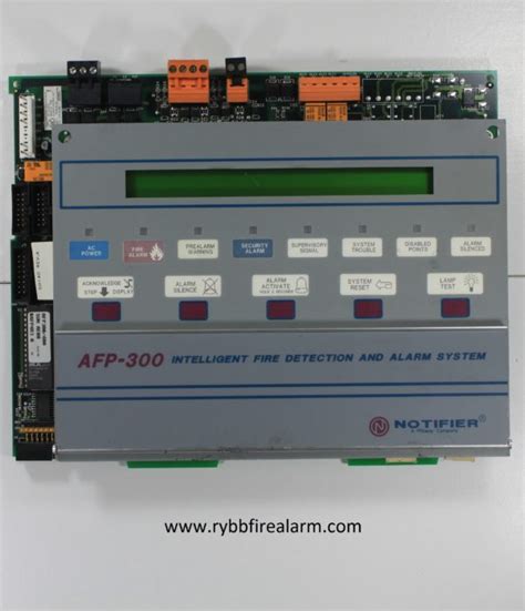 Notifier Afp 300 Fire Control Panel Rybb Fire Alarm Parts Service And Repairs