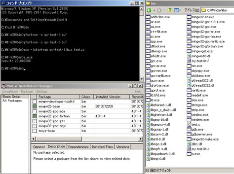 Fortranコードをcで使う Dyamas Page