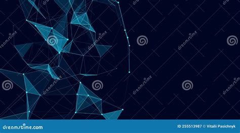 Network Connection Structure Concept Of Hi Tech And Future Communication And Web Concept Big