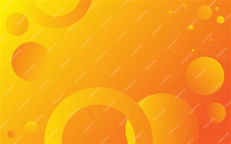 Premium Vector Abstract Orange And Yellow Geometric Background Dynamic Shapes Composition Cool
